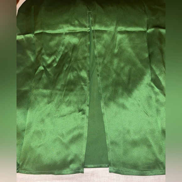 Reformation | Dresses | Nwt Reformation Alli Silk Dress In Palm Green ...